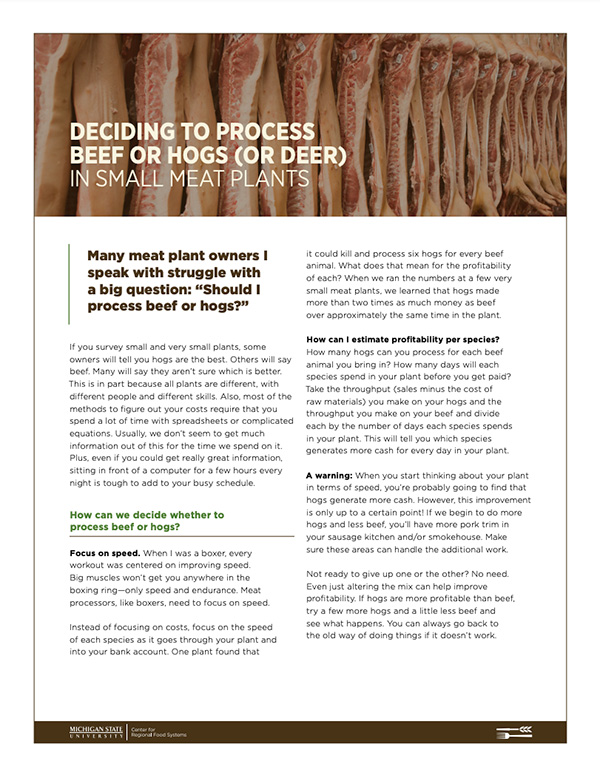 Beef or Hogs? | The Meat Locker