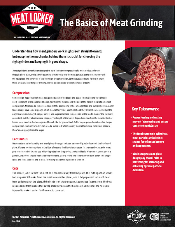 The Mechanics of Meat Grinding | The Meat Locker